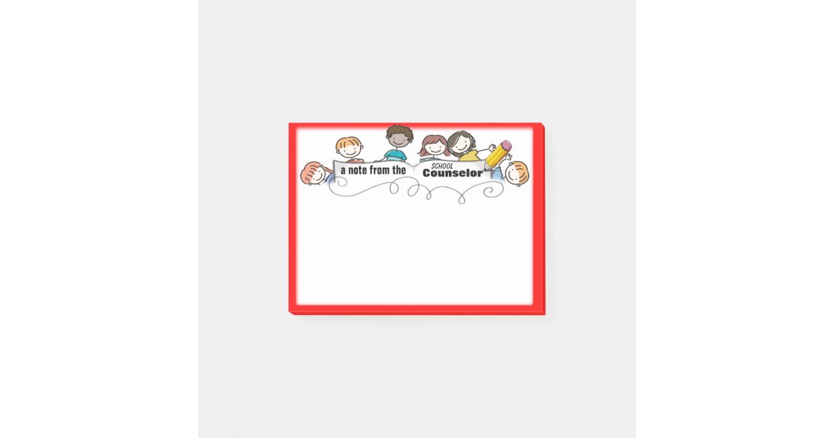 Elementary School Counselor Sticky Notes | Zazzle