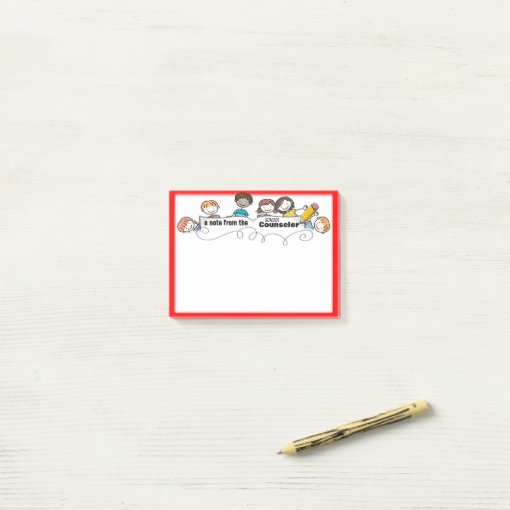 Elementary School Counselor Sticky Notes | Zazzle