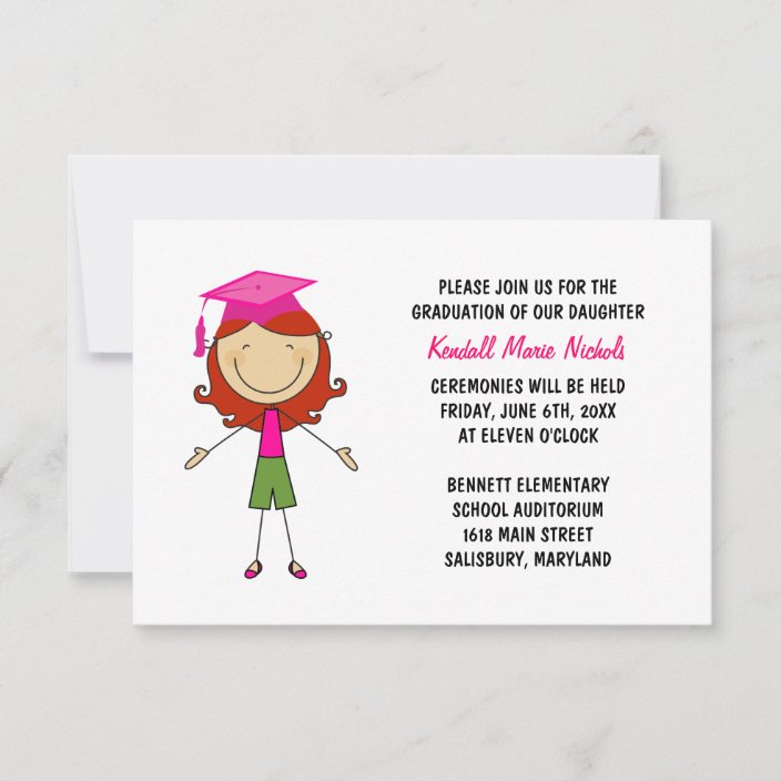 Elementary School Graduation Announcements | Zazzle.com