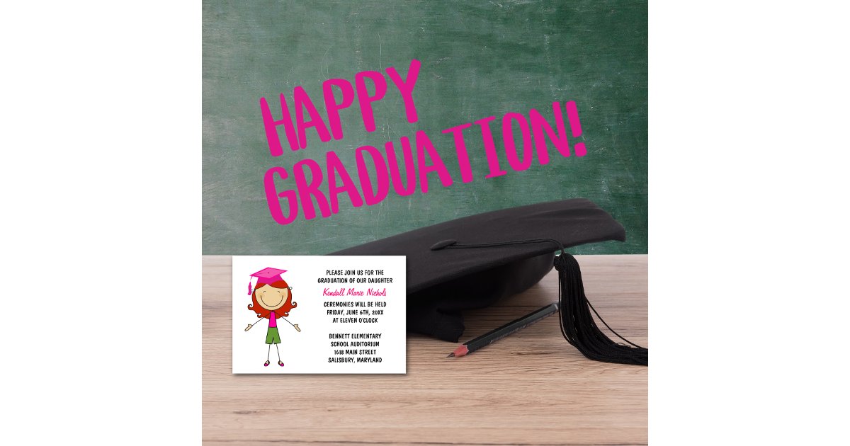 Elementary School Graduation Announcements | Zazzle
