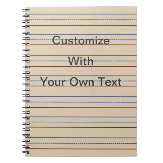 Elementary School Paper Notebook | Zazzle.com