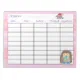 Elementary school pink reading log with hedgehog notepad | Zazzle