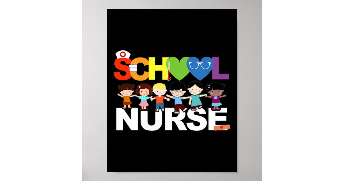 Elementary School Registered Nurse Back To School Poster | Zazzle