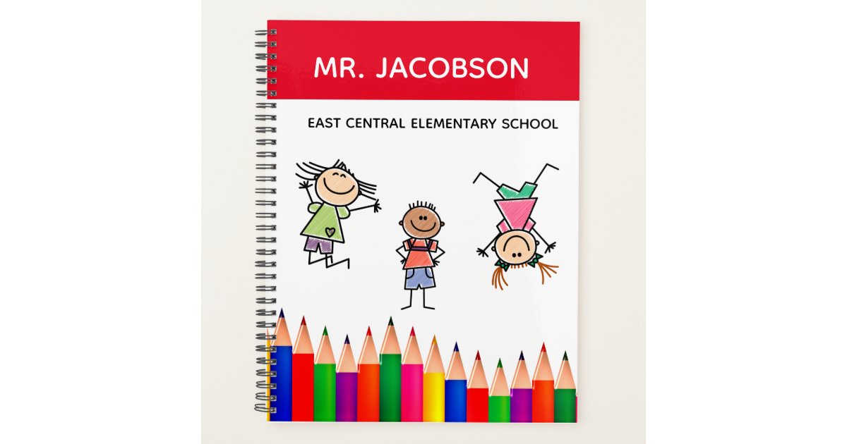 Elementary School Teacher Diary Planner | Zazzle