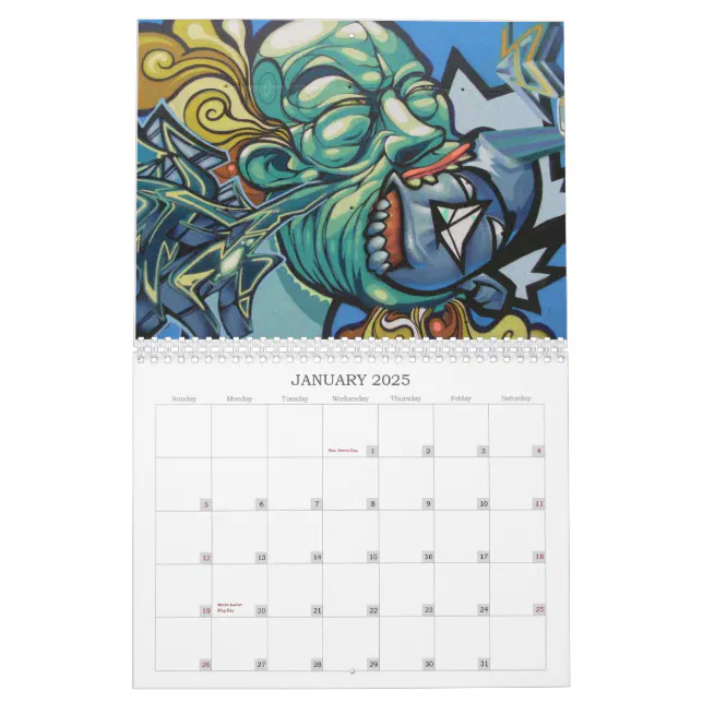 Elements of Hip Hop Culture Calendar | Zazzle