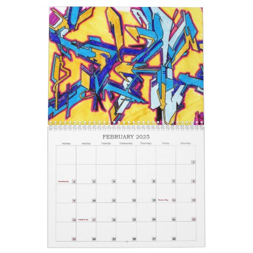 Elements of Hip Hop Culture Calendar | Zazzle