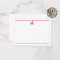 Elephant and Castle Note Card | Zazzle