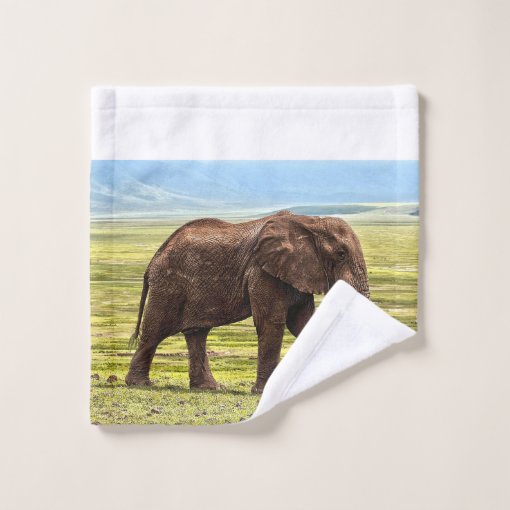 Elephant Bathroom Towel Set | Zazzle