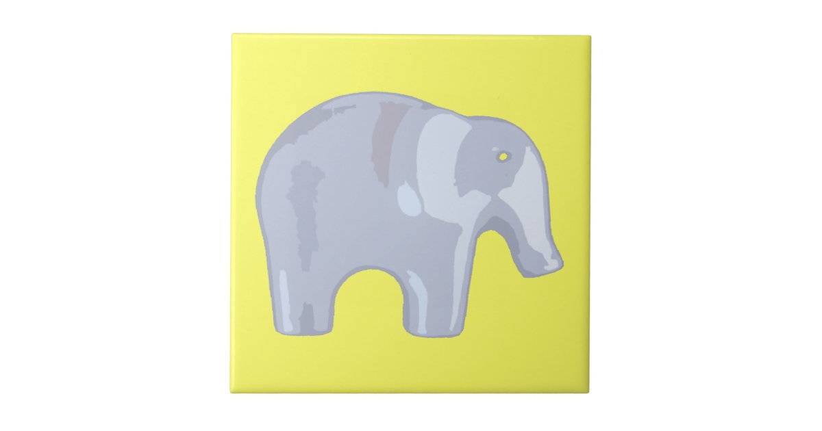 Elephant Bubble Ceramic Tile | Zazzle