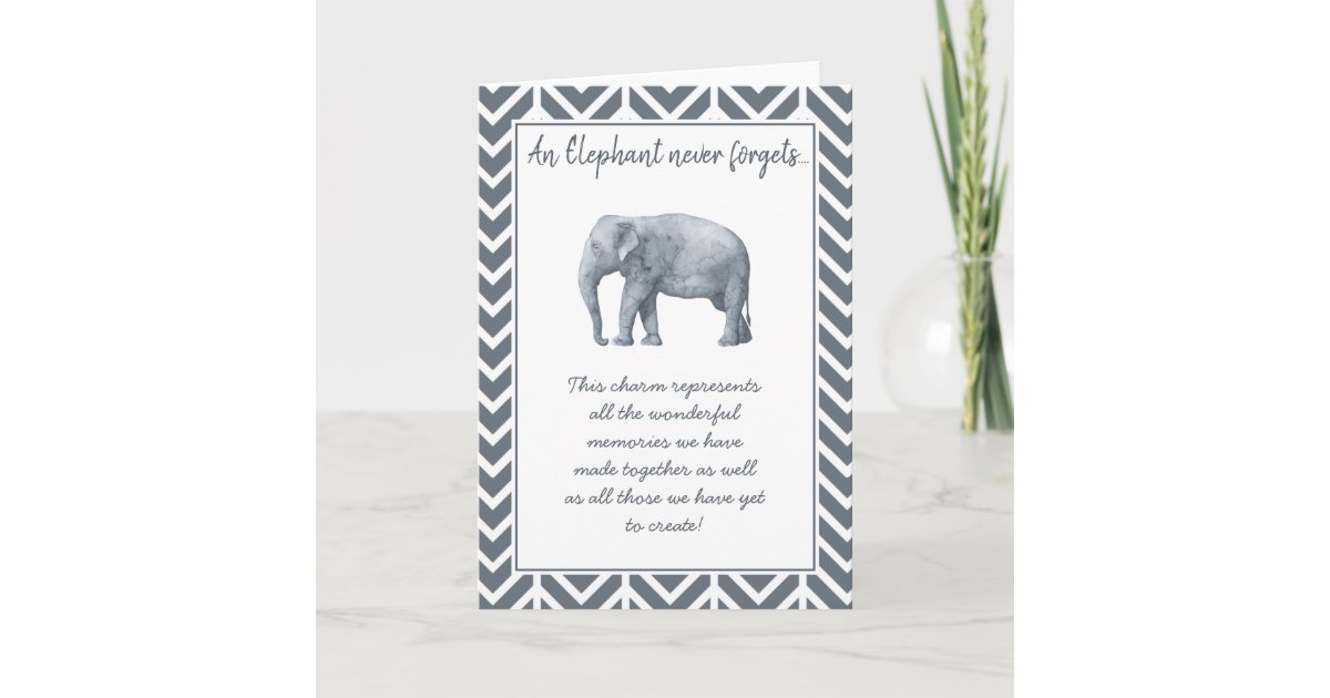 Elephant Friendship Gift - Special Friend keepsake Card | Zazzle