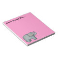 Elephant Note Pad | Zazzle