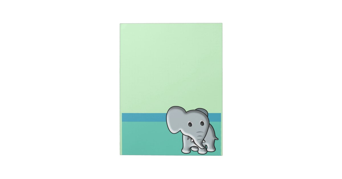 Elephant Notepad | Zazzle