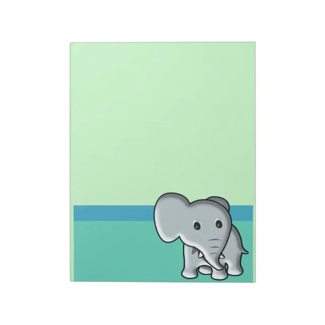 Elephant Notepad | Zazzle