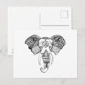 Elephant Om Postcard | Zazzle