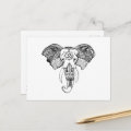 Elephant Om Postcard | Zazzle