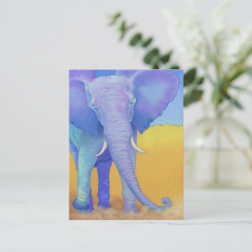 elephant postcard | Zazzle