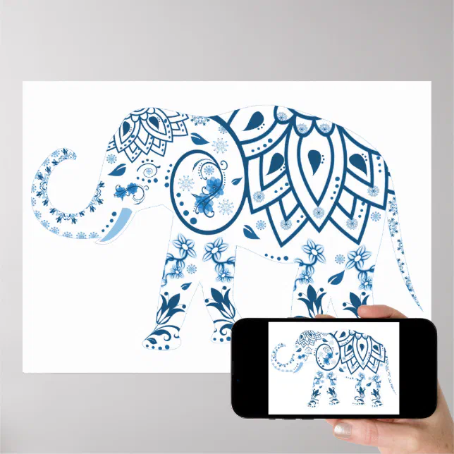 Elephant Poster | Zazzle