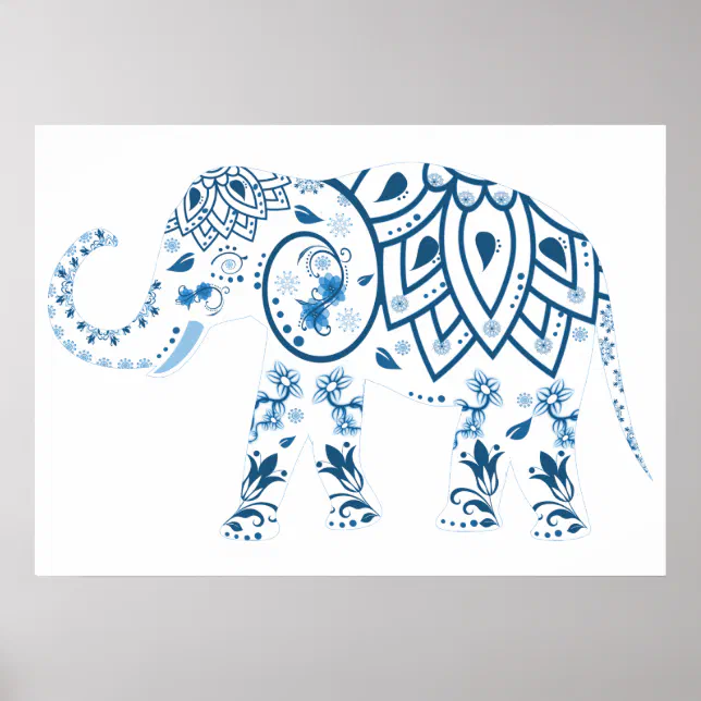 Elephant Poster | Zazzle