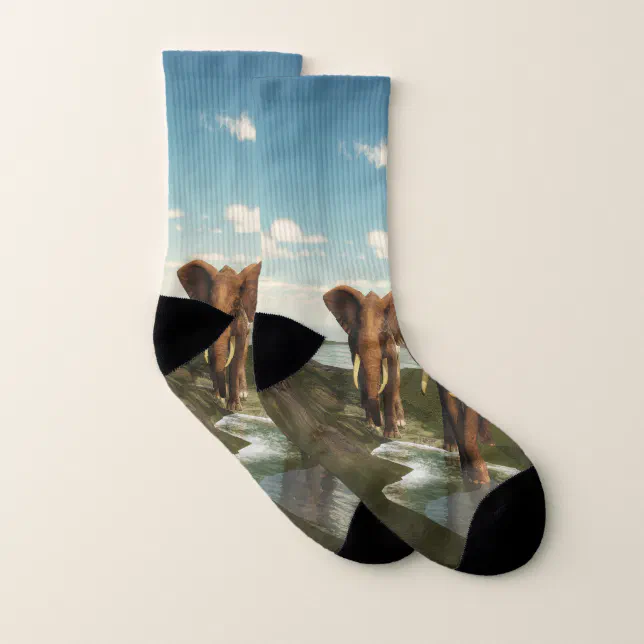 Elephant Socks | Zazzle