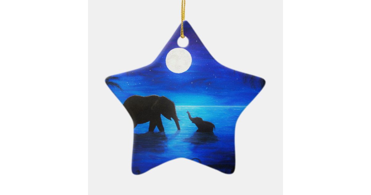 elephant star ornament | Zazzle
