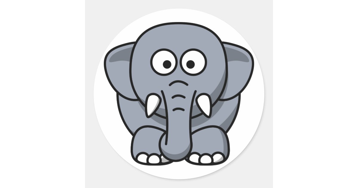 Elephant Stickers | Zazzle