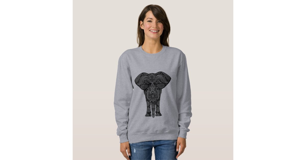 Elephant Sweatshirt | Zazzle