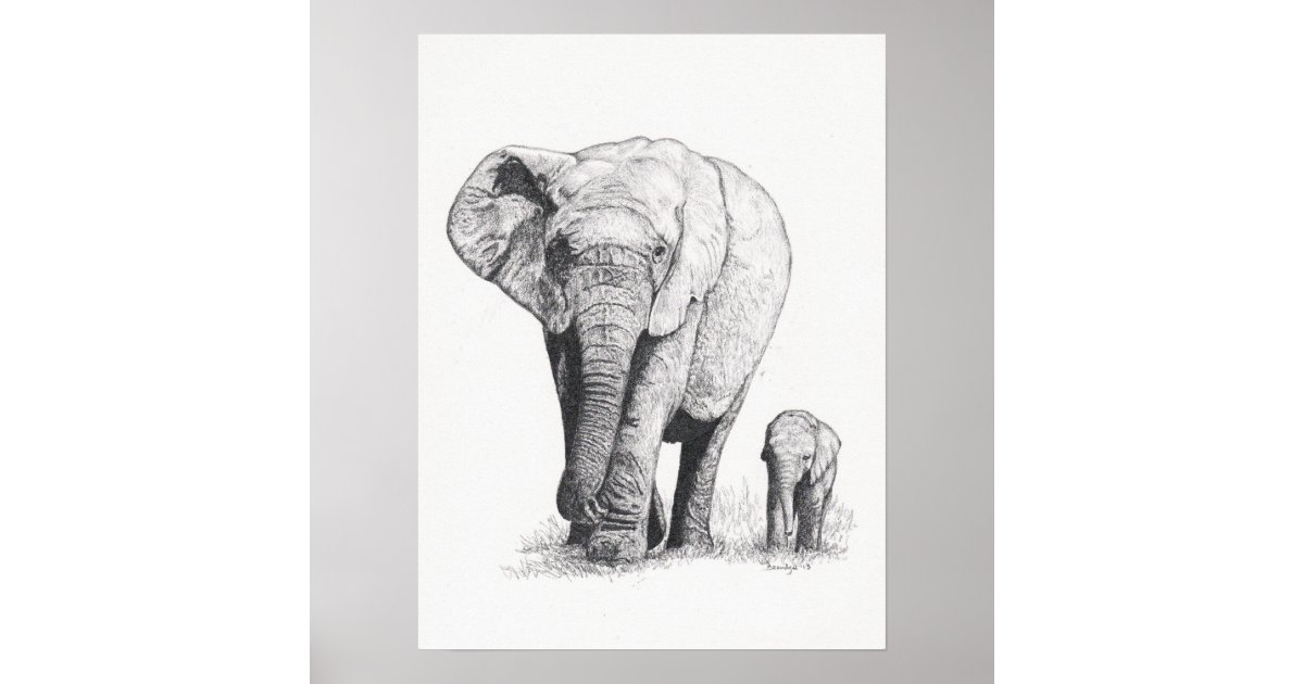 Elephant Walk Poster | Zazzle