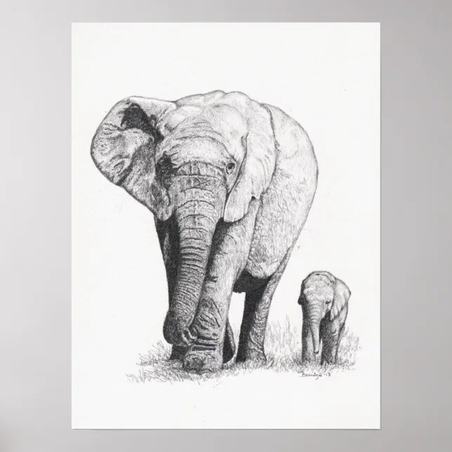 Elephant Walk Poster | Zazzle