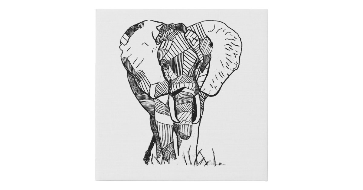 Elephant Wall Art | Zazzle