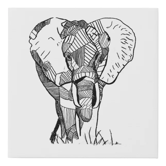 Elephant Wall Art | Zazzle