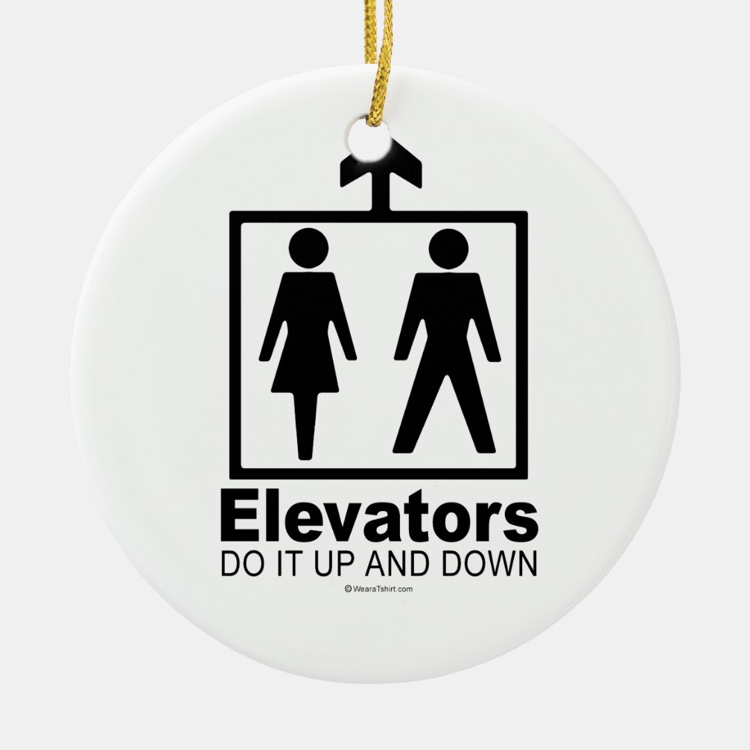 Elevators Ceramic Ornament | Zazzle