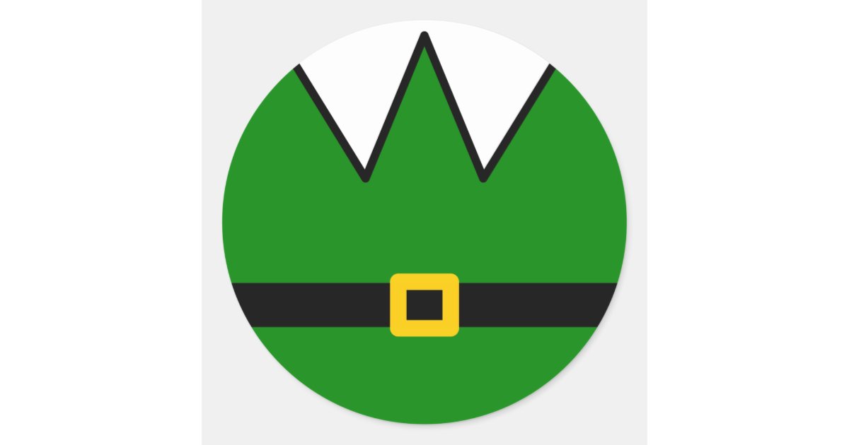 elf classic round sticker | Zazzle