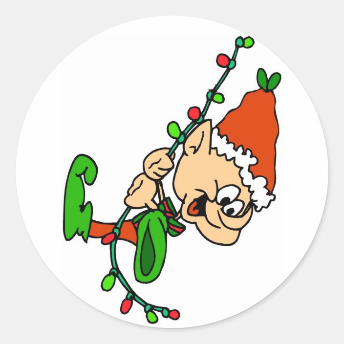 Elf Sticker | Zazzle.com