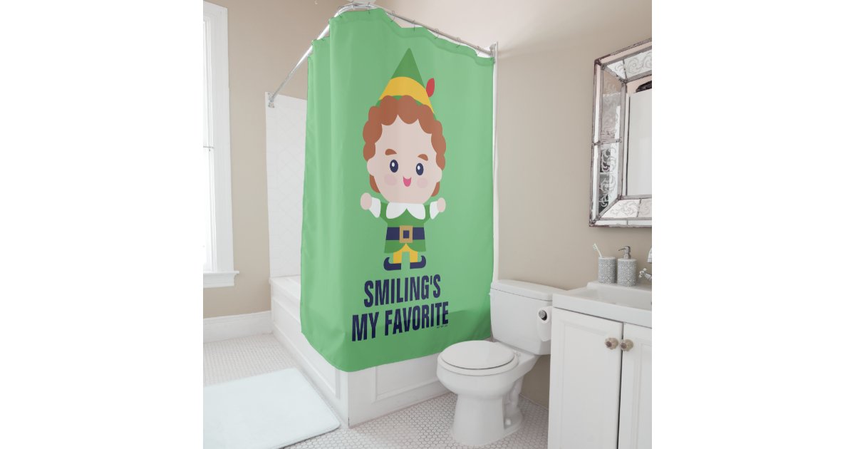 Elf the Movie | Cute Buddy Shower Curtain | Zazzle