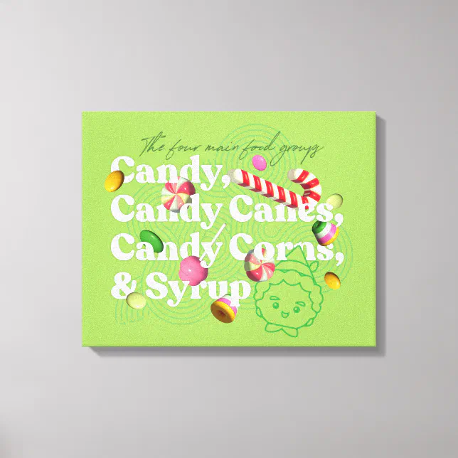 Elf the Movie | The Four Main Food Groups Canvas Print | Zazzle
