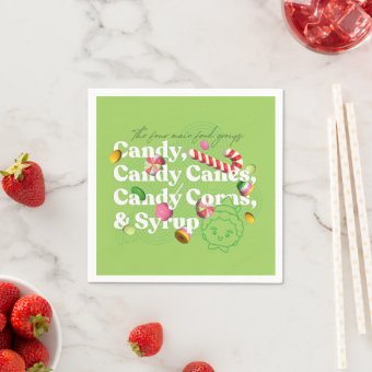 Elf the Movie | The Four Main Food Groups Napkins | Zazzle