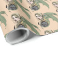 Elf Warrior Dragon Fantasy Wrapping Paper | Zazzle