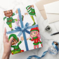 Elf Wrapping Paper | Zazzle