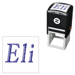 Eli Name Logo, Self-inking Stamp | Zazzle