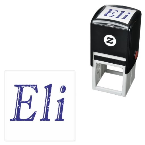 Eli Name Logo, Self-inking Stamp | Zazzle