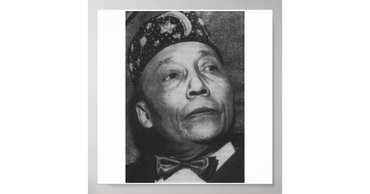 Elijah Muhammad Framed Poster | Zazzle