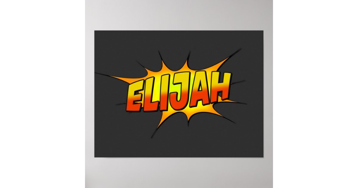 Elijah Poster | Zazzle