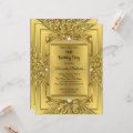 Elite Diamond Gold Elegant Birthday Party Photo Invitation | Zazzle