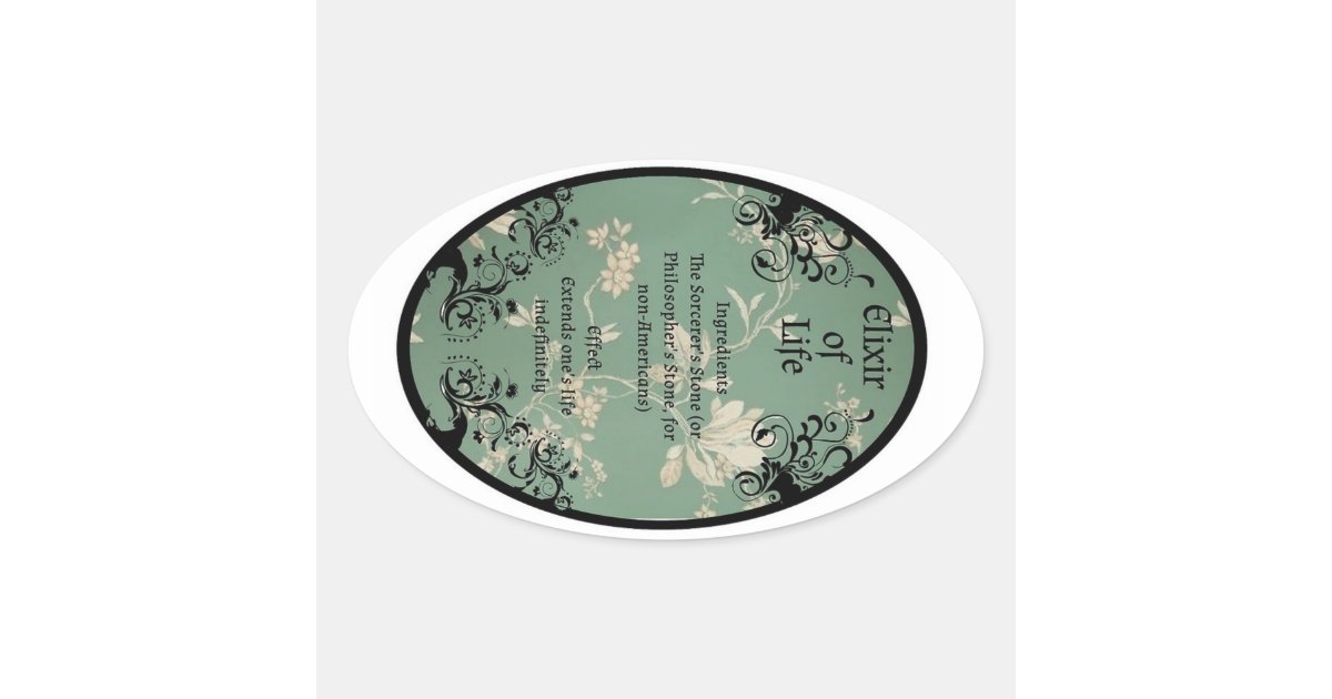 Elixir of life potion label | Zazzle