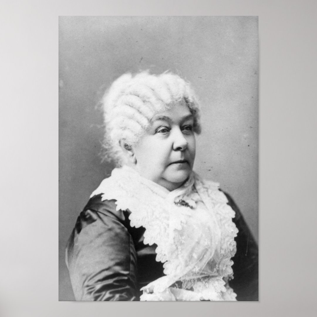 Elizabeth Cady Stanton Poster | Zazzle