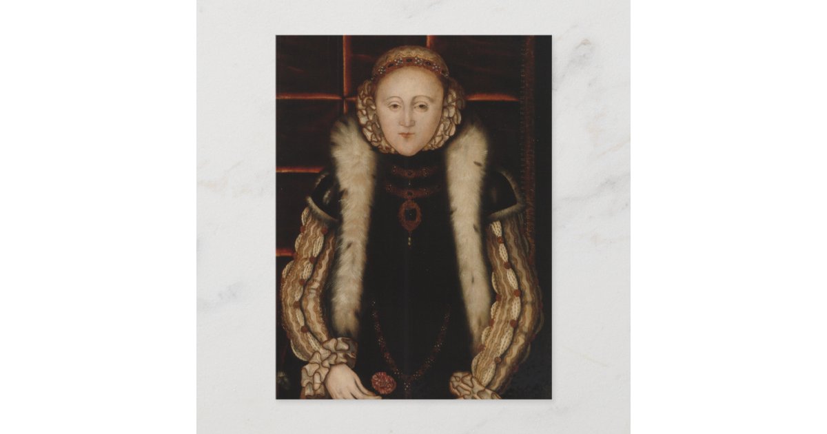 Elizabeth I Circa 1560 Postcard | Zazzle