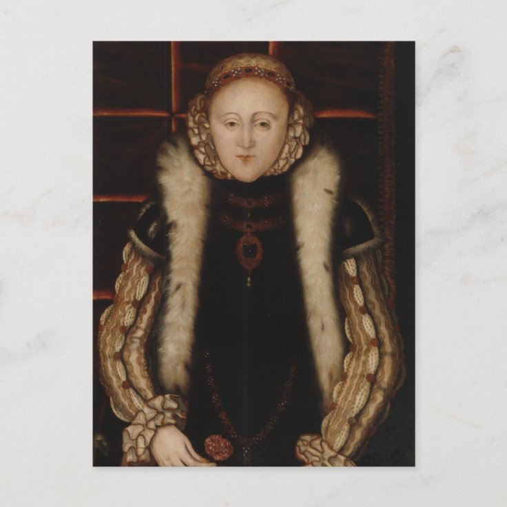Elizabeth I Circa 1560 Postcard | Zazzle