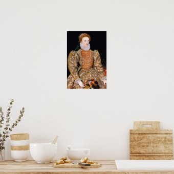 Elizabeth I of England (The “Darnley Portrait”) Poster | Zazzle