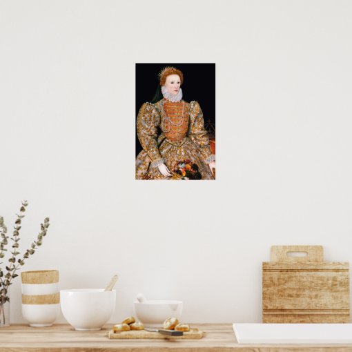 Elizabeth I of England (The “Darnley Portrait”) Poster | Zazzle