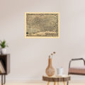 Elizabeth, NJ Panoramic Map - 1898 Poster | Zazzle